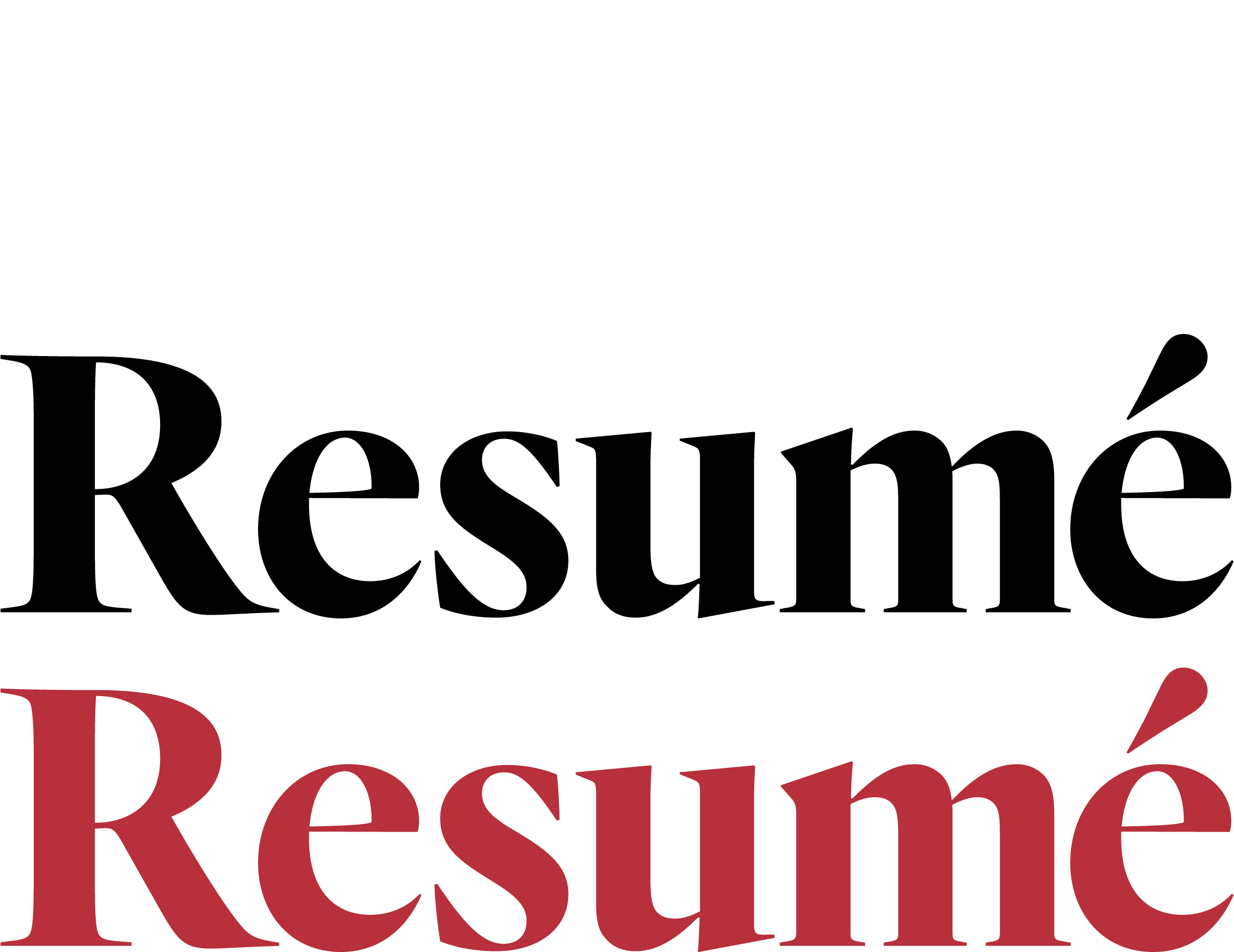 Resume-panelen